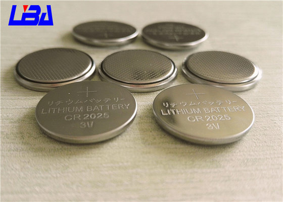 High Capacity 3v Coin Battery For Candle Light , 160mAh Lithium Battery Cr2025