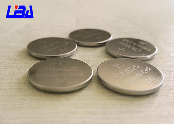 Rechargeable Button Cell Battery , 160mAh Maxell Cr2025 Lithium Battery