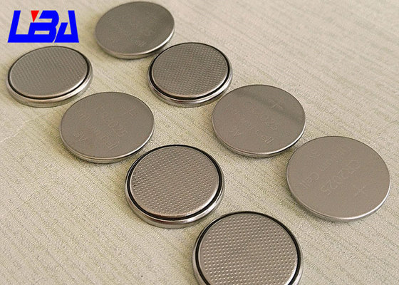 Green Power Lithium 3v Battery , High Capacity 3v Coin Battery Cr2025