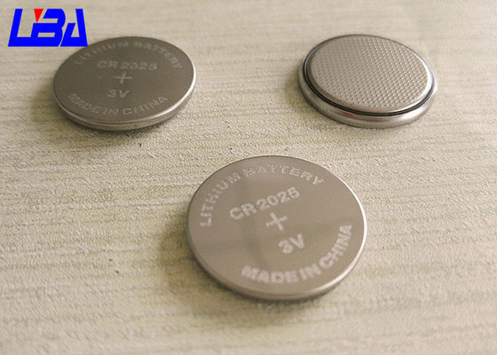 Lithium Manganese 3v Coin Battery , Customized Cr2025 Lithium Battery
