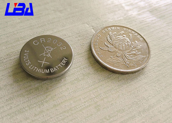 Button Cell 3v Lithium Battery , Green Power Rechargeable Coin Cell Battery 3 Volts