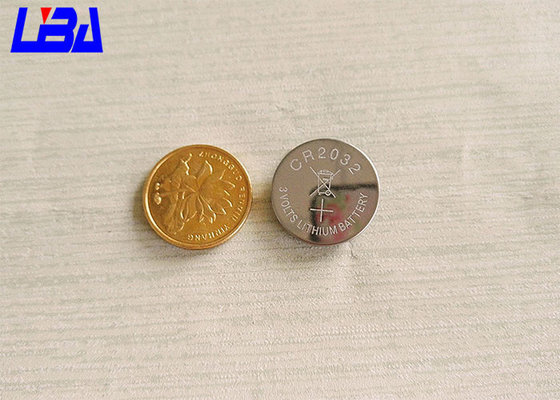 Rechargeable 240mAh Button Cell Battery , Customized Cr2032 3v Lithium Battery