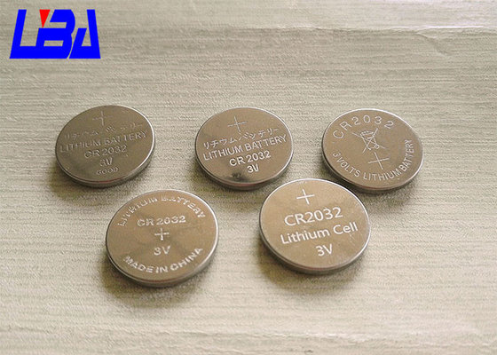 High Energy Density CR2032 Lithium Battery LiMnO2 High Capacity