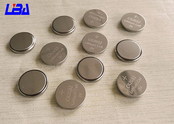 High Energy Density 3 Volt Lithium Battery , Customized Lithium Coin Cell Battery