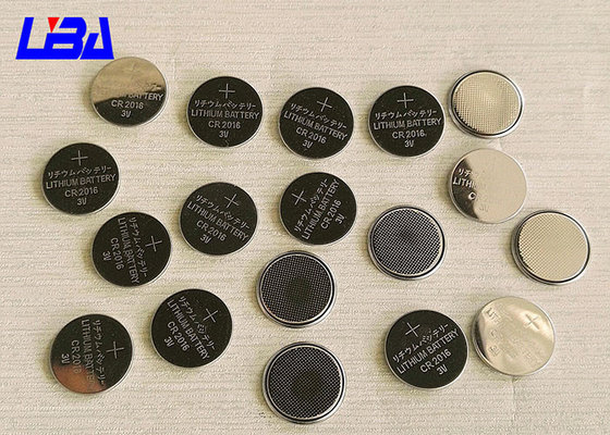 Primary Coin CR2016 Button Batteries 90mAh Duration 1020h Long Life