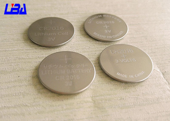 Durable CR2016 Coin Cell Battery , Long Life  MP3 3v Lithium Battery
