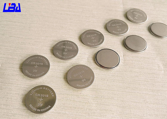 3V CR2016 Lithium Coin Type Batteries Light Weight Non Rechargeable