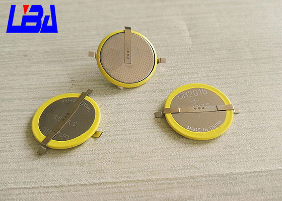 Li - Mno2 CR2032 Battery With Solder Tabs 3v High Energy Density