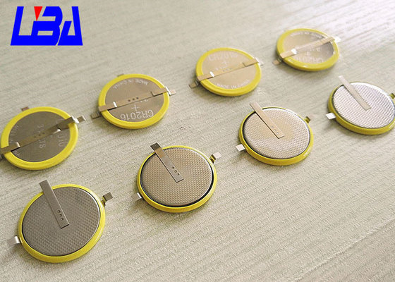 Durable Cr2032 Cmos Battery With Connector , Standard Cr2032 Coin Cell Battery