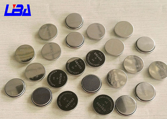 600mAh 3v Cell  CR2450 Button Battery 6.4g LiMnO2  Silver Color