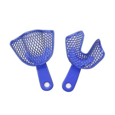 Dental impression tray Autoclavable Upper Lower Metal Impression Denture Trays S/M/L