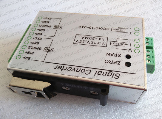 Analog Load Cell Signal Amplifier with Guide Rail (BRS-AM-103-D)