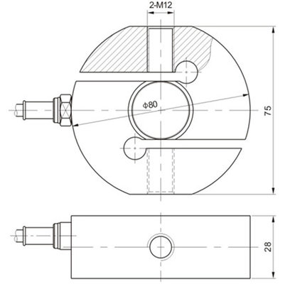 miniature Tension load cell with small height