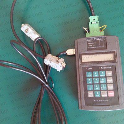 Replacement of load cells and analog simulators for force testing weighing load cells