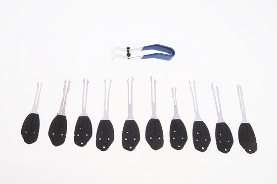 KLOM 10 Piece Wafer Lock Rake Pick Set supplier