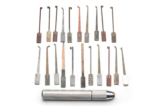 GOSO Interchangeable 21-Piece Lock Pick Set supplier