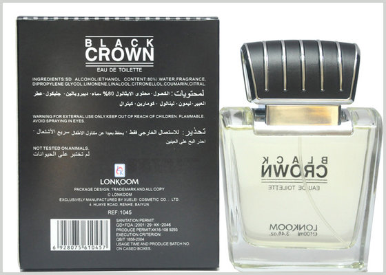 Personalized Male Eau De Cologne Parfum Crown OEM / ODM Acceptable