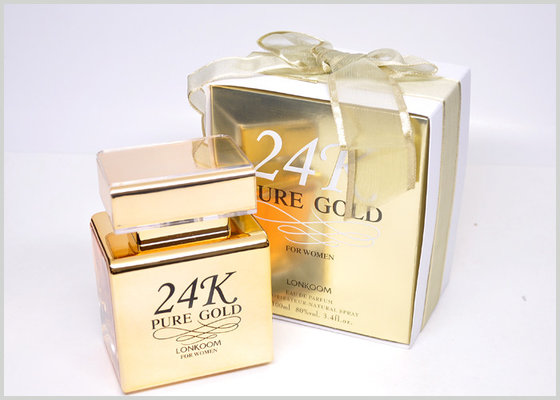 24K Pure Gold Perfume , Popular Women'S Fragrances OEM Acceptable
