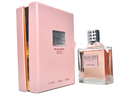 Square Shape Perfume Rose Oud Lonkoom Private Lable Acceptable