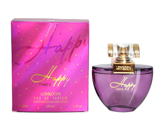 Customized Fruity Floral Perfume Happy Times 8%-15% Fragrance Oil