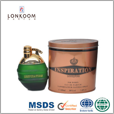 Customized Male Body Spray Perfume With GMPC / ISO22716 / MSDS