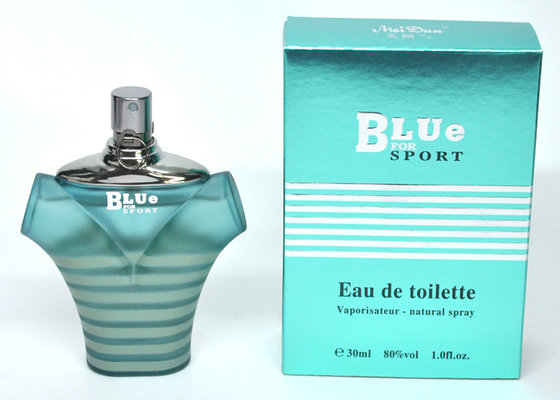 Eco Friendly Blue Woody Spicy Perfumes , Male Eau De Toilette Cologne