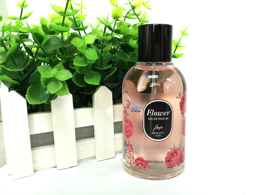 1312 Beauty Rose Flowery Perfume Fragrances With Glass Round Bottle