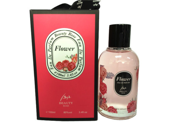 1312 Beauty Rose Flowery Perfume Fragrances With Glass Round Bottle
