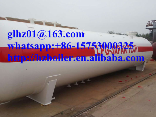Ghana 30 Tons LPG Storage Tank Q345R Steel Made Ground Type LPG Tank