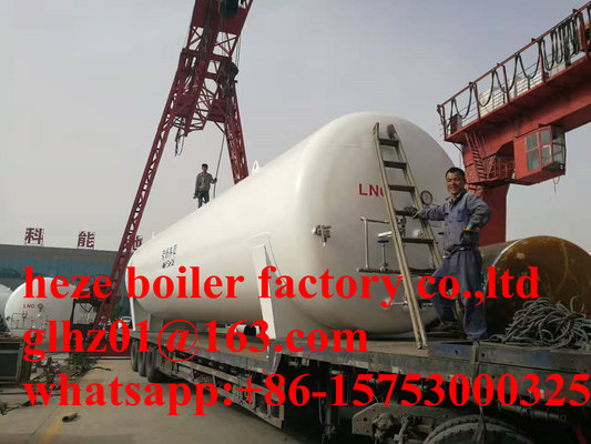 White 30Cubic Meter Vertical Horizontal LNG Tank with Stainless Steel
