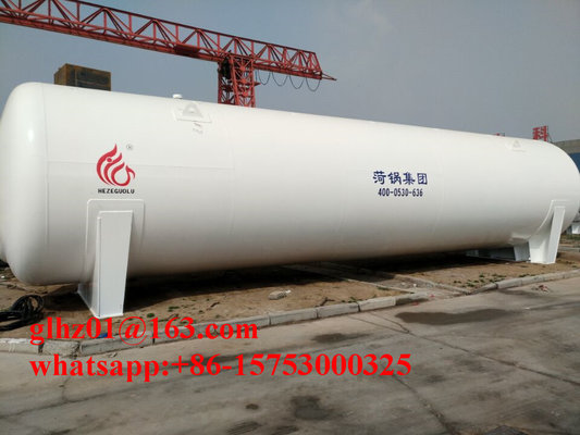 30000L double layer stainless steel cryogenic horizontal LNG tank