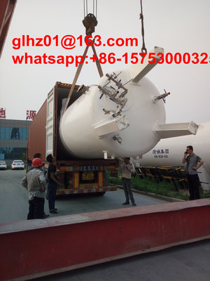 40FT Container Load 16MnDR 10M3 Vertical Vacuum LCO2 Storage Tank
