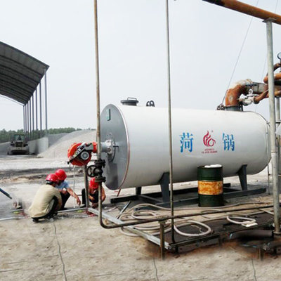 YYQW-700 natural gas fired thermal oil boiler with Baltur Burner