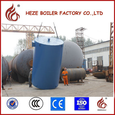 Plywood factory used 1.4MW wood veneer fired vertical thermal oil heater