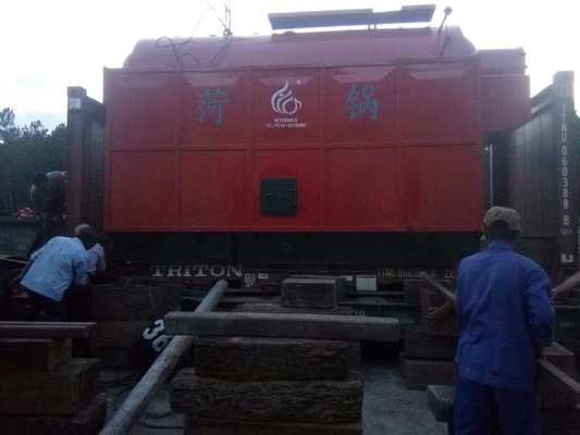 4tons manual fired wood fuel steam boiler for Laos Plywood Factory