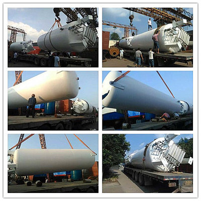 Customized CO2 Tank, 40ft CO2 Tank, white cryogenic storage tank for CO2
