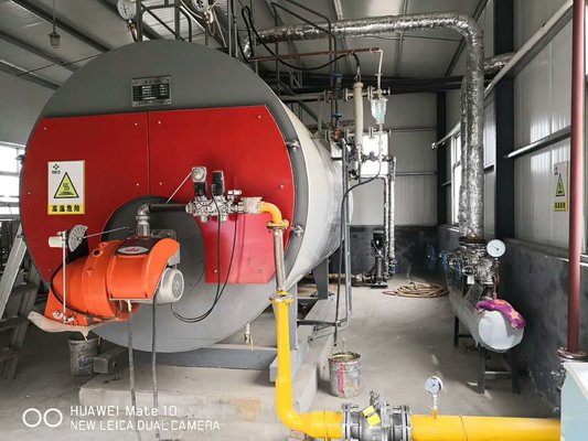 horizontal steam boiler, 2ton gas fuel steam boiler with Italy burner