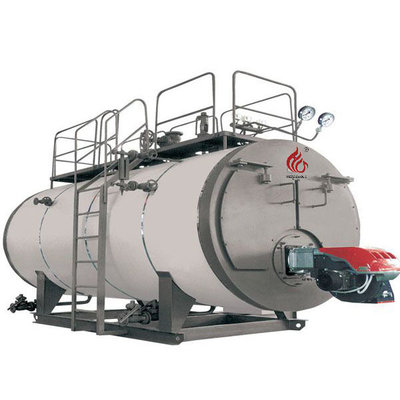 Gas oil fuel fired 3ton steam boiler WNS horizontal flue pipe used gas boiler