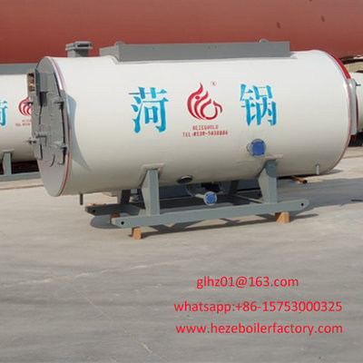 Gas oil fuel fired 3ton steam boiler WNS horizontal flue pipe used gas boiler