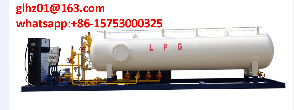 gas filling station 20cbm lpg skid station  20m3 lpg gas plant for Nigeria