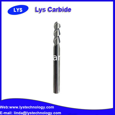 tungsten carbide 3 flutes flattened Aluminum processing milling cutter supplier