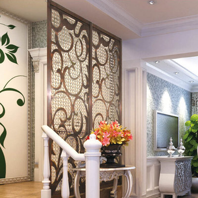 Simple Style Folding Screen /Perforated Partition Devider/Stainless Steel decoration