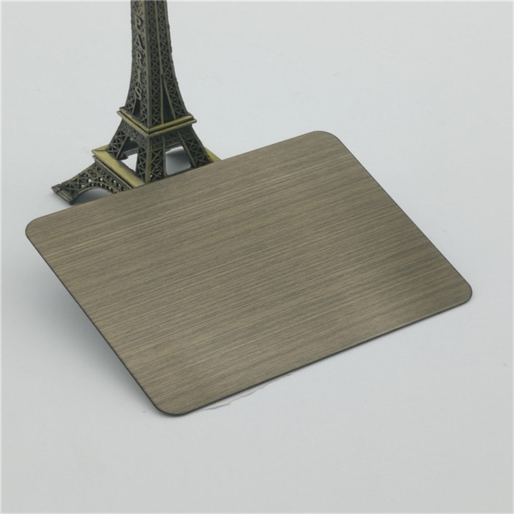 201/304/316/430 Colorful Hairline Finish Stainless Steel Sheet
