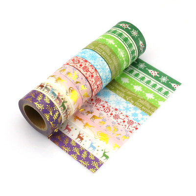 decorative japanese paper tape washy tape,washi tape sets of 10 rolls