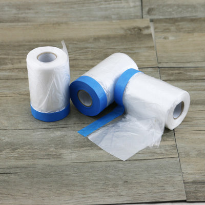 round adhesive tape masking film for auto spray painting,home/furniture duct protection