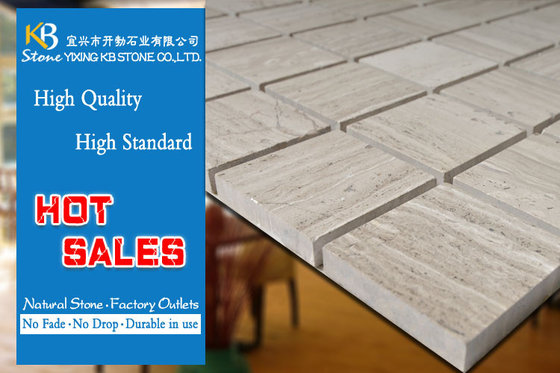 Natural Stone Marble Mosaic Floor Tile Wooden Square Building Materials