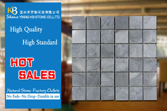 48*48mm Black And White Mosaic Tile Outdoor Mosaic Tiles Custom