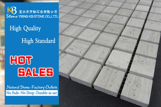 25*25mm Square Mosaic Tile Marble Bathroom Tiles Interior Exterior