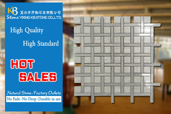 Top Rated Grey Bathroom Tiles Pool Mosaic Tiles 12x12 Inch Fiber Mesh