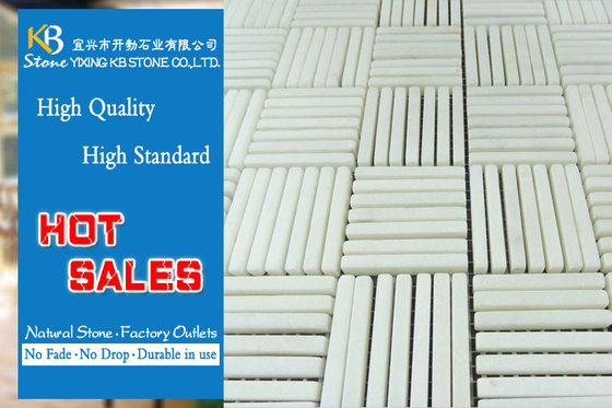 White Bathroom Tiles Ming Green Beige Travertine Mosaic Tiles Stable